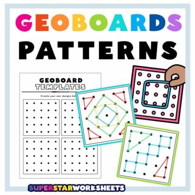 Geoboard Patterns - Superstar Worksheets