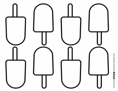 Popsicle Template (Free Printables) - Superstar Worksheets