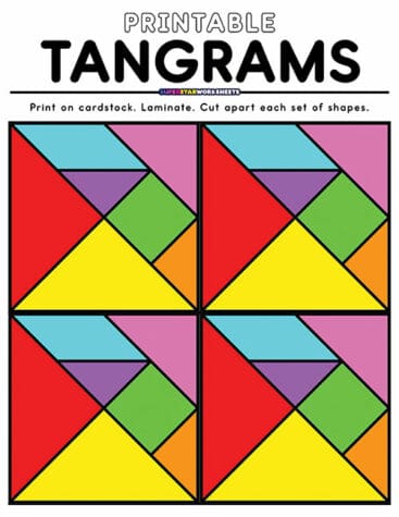 Tangram Puzzles - Superstar Worksheets