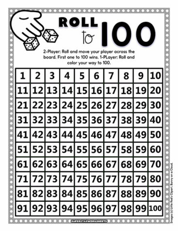 100 Days of School - Superstar Worksheets