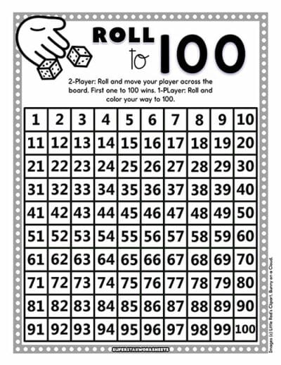 100 Days of School (Free Printables) - Superstar Worksheets