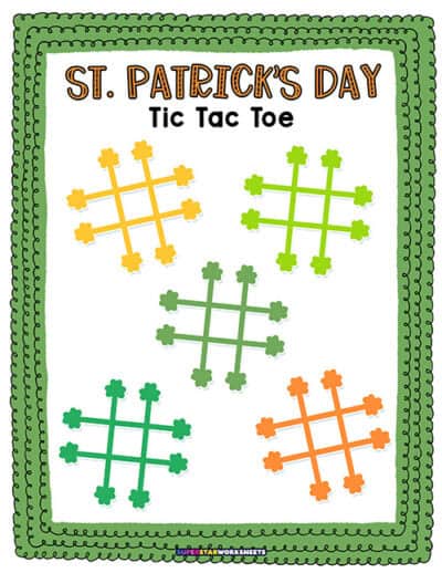 St Patrick's Day Worksheets (Free Printables) - Superstar Worksheets