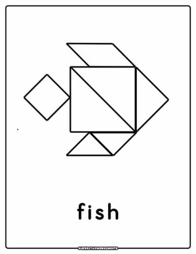 Tangram Puzzles - Superstar Worksheets