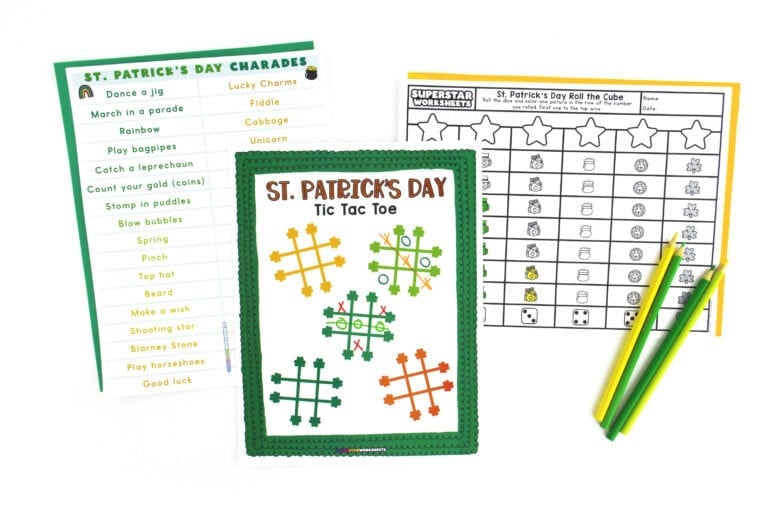 St Patrick's Day Worksheets (Free Printables) - Superstar Worksheets