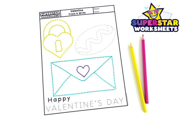 Valentine's Day Worksheets - Superstar Worksheets