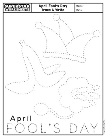 April Fool's Day Worksheets (Free Printables) - Superstar Worksheets