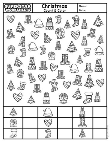 Christmas Worksheets (Free Printables) - Superstar Worksheets