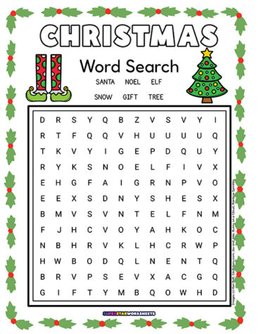 Christmas Worksheets (Free Printables) - Superstar Worksheets