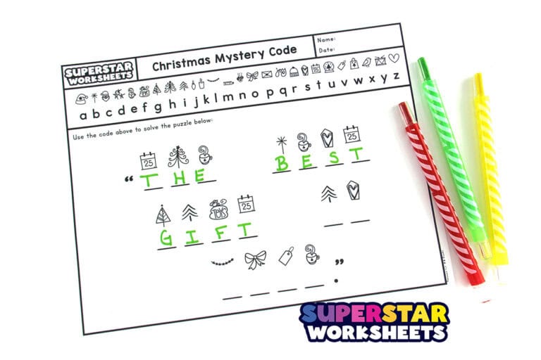 Christmas Worksheets (Free Printables) - Superstar Worksheets