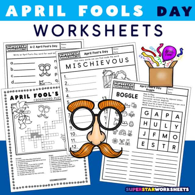 April Fool's Day Worksheets (Free Printables) - Superstar Worksheets