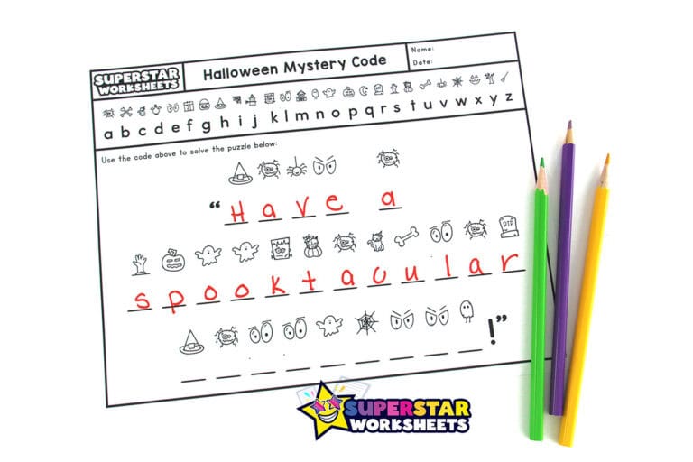 Halloween Worksheets (Free Printables) - Superstar Worksheets