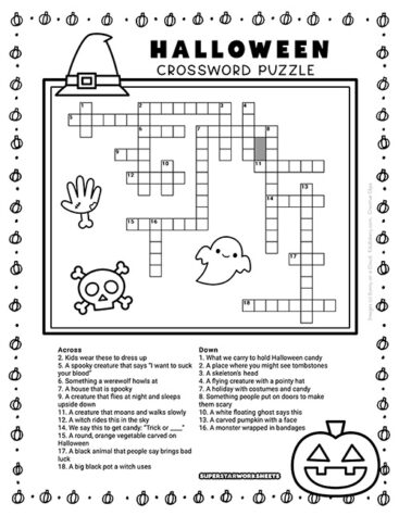 Halloween Worksheets (Free Printables) - Superstar Worksheets