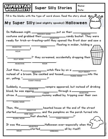 Halloween Worksheets - Superstar Worksheets