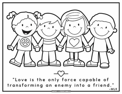 Martin Luther King Jr Worksheets (Free Printables) - Superstar Worksheets