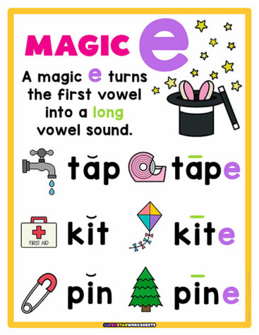CVCE Words - Superstar Worksheets
