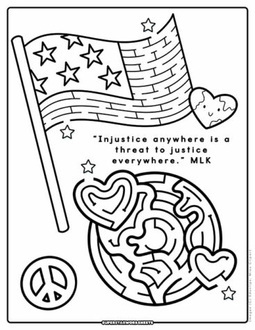 Martin Luther King Jr Worksheets (Free Printables) - Superstar Worksheets