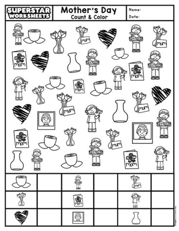Mother's Day Worksheets - Superstar Worksheets