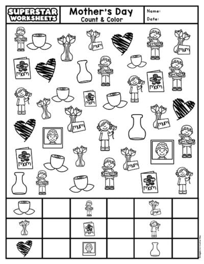 Mother's Day Worksheets - Superstar Worksheets