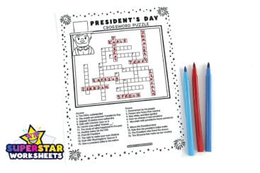 Presidents Day Worksheets - Superstar Worksheets