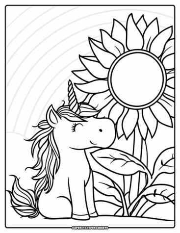 Unicorn Coloring Pages (Free Printables) - Superstar Worksheets