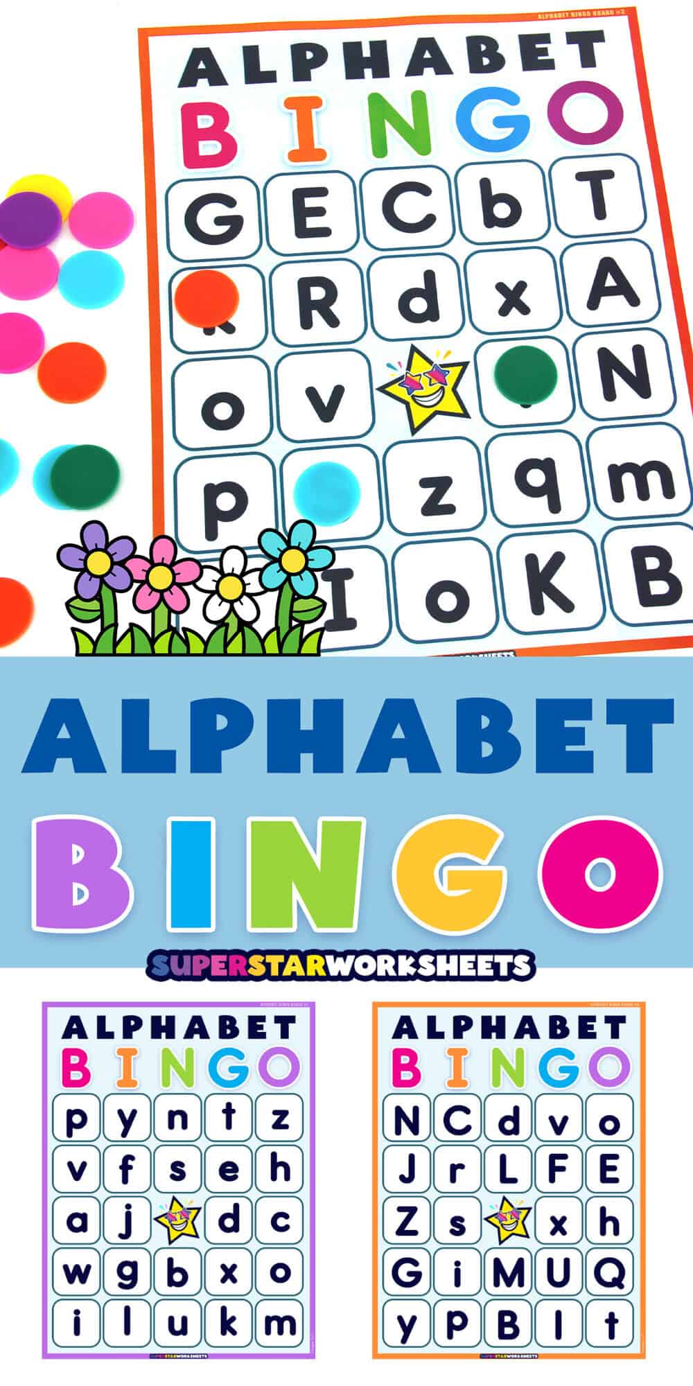 Alphabet BINGO - Superstar Worksheets