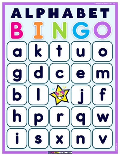 Letter Recognition Worksheets - Superstar Worksheets