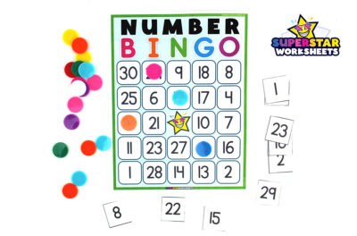 Number BINGO - Superstar Worksheets