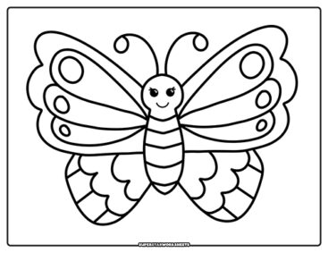 Butterfly Coloring Pages (Free Printables) - Superstar Worksheets