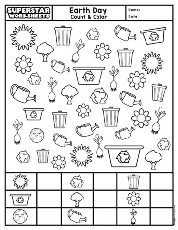 Earth Day Worksheets - Superstar Worksheets