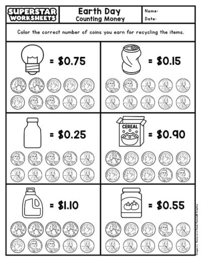 Earth Day Worksheets - Superstar Worksheets