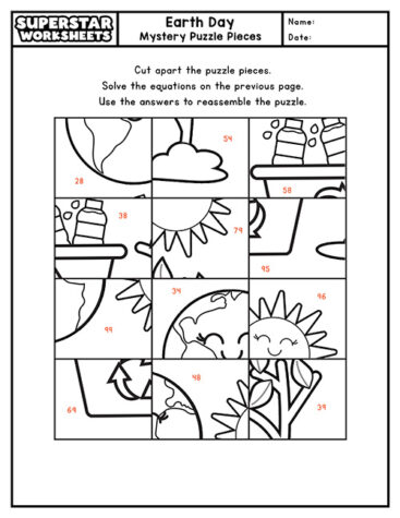Earth Day Worksheets - Superstar Worksheets