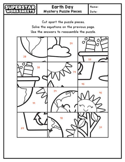 Earth Day Worksheets - Superstar Worksheets