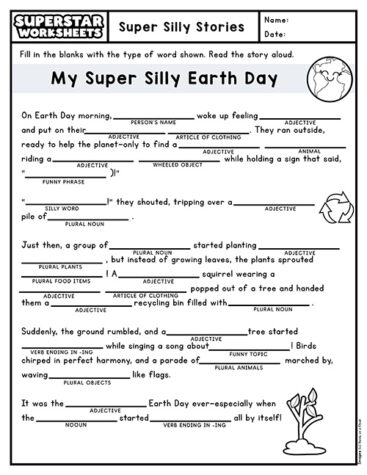 Earth Day Worksheets - Superstar Worksheets