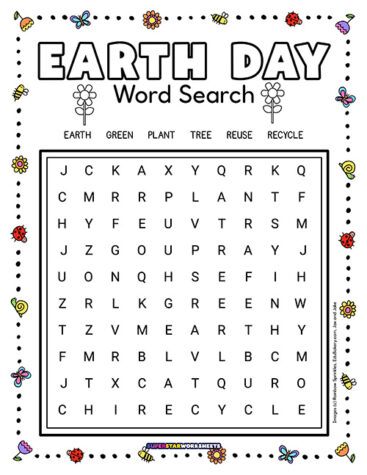 Earth Day Worksheets (Free Printables) - Superstar Worksheets