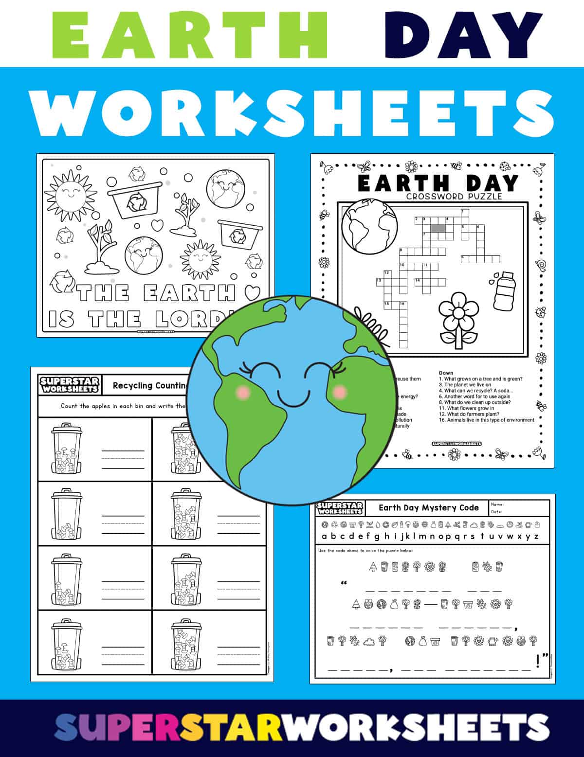 Earth Day Worksheets - Superstar Worksheets