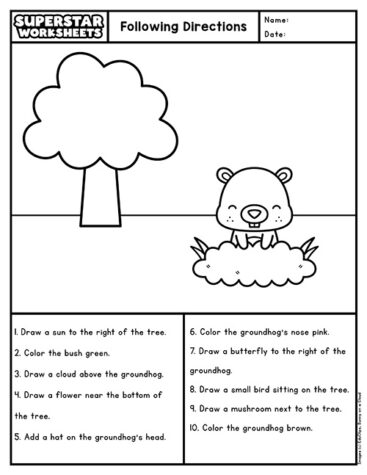 Groundhog Day Worksheets (Free Printables) - Superstar Worksheets