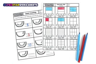 Fourth of July Worksheets - Superstar Worksheets