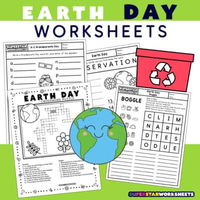 Earth Day Worksheets (Free Printables) - Superstar Worksheets