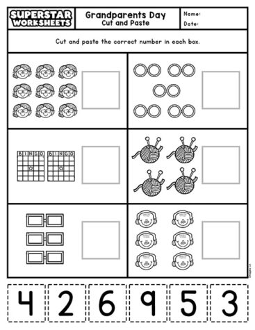 Grandparents Day Printables - Superstar Worksheets