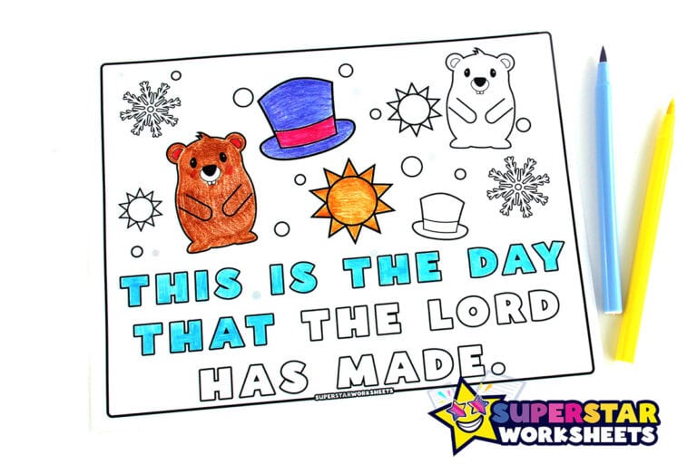 Groundhog Day Worksheets - Superstar Worksheets