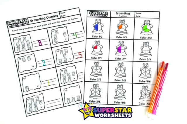 Groundhog Day Worksheets (Free Printables) - Superstar Worksheets