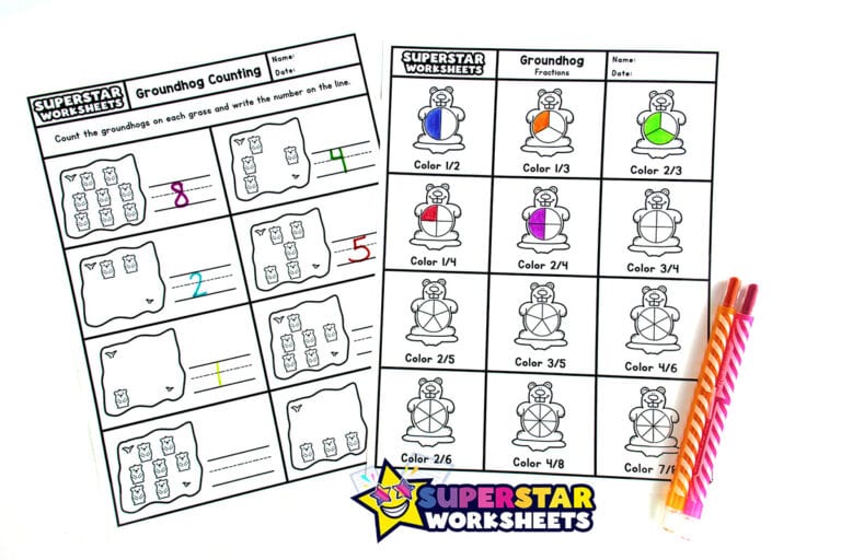 Groundhog Day Worksheets - Superstar Worksheets
