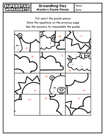 Groundhog Day Worksheets - Superstar Worksheets