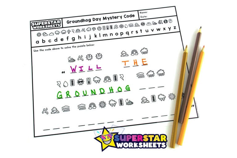 Groundhog Day Worksheets - Superstar Worksheets