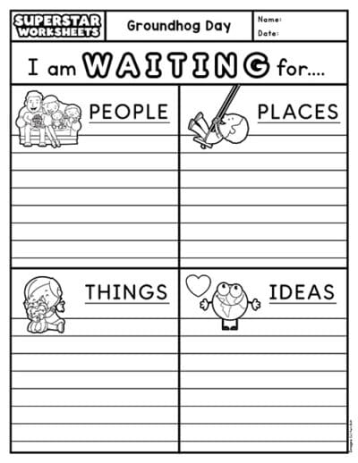 Groundhog Day Worksheets - Superstar Worksheets