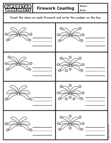 New Year's Day Worksheets (Free Printables) - Superstar Worksheets