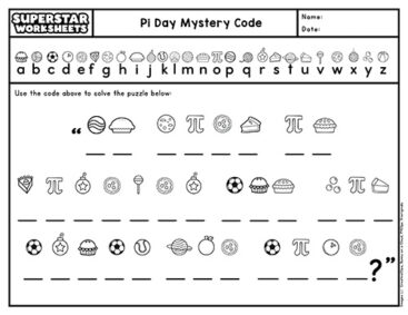Pi Day Worksheets (Free Printables) - Superstar Worksheets