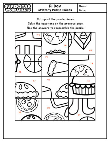 Pi Day Worksheets (Free Printables) - Superstar Worksheets
