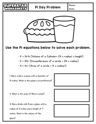 Pi Day Worksheets (Free Printables) - Superstar Worksheets