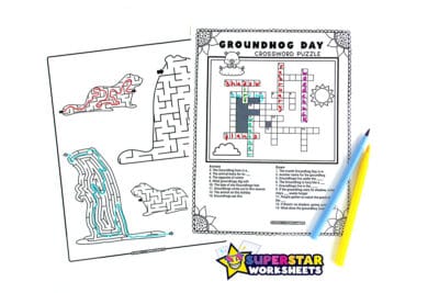 Groundhog Day Worksheets (Free Printables) - Superstar Worksheets